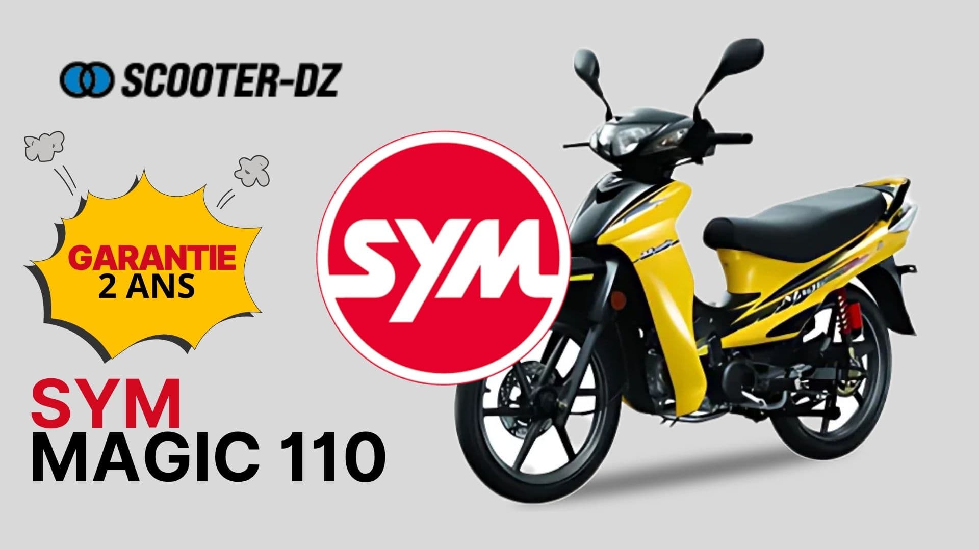 SYM Algérie : le Magic 110cc est de retour chez MADI